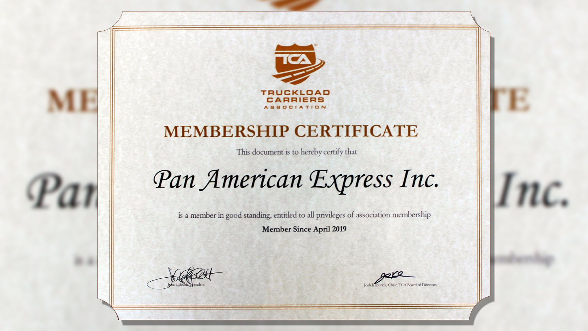 Panamex – Pan American Express Inc